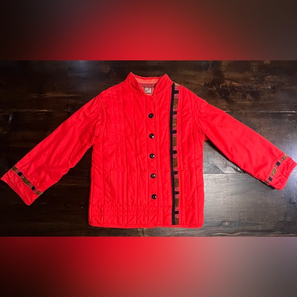 Jackets & Coats | Vintage Thinsulate Lined Womens Red Jacket Coat With ...